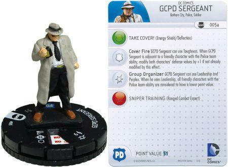 GCPD Sergeant #005 Streets of Gotham DC Heroclix – Troll and Toad
