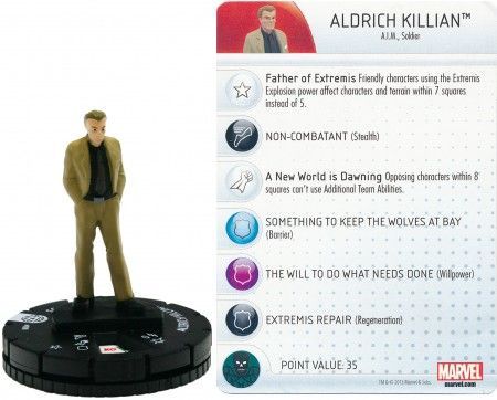 Aldrich Killian #008 Iron Man 3 Movie Marvel Heroclix – Troll and Toad