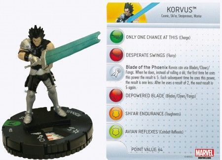 Korvus #022 Wolverine and the X-Men Marvel Heroclix – Troll and Toad