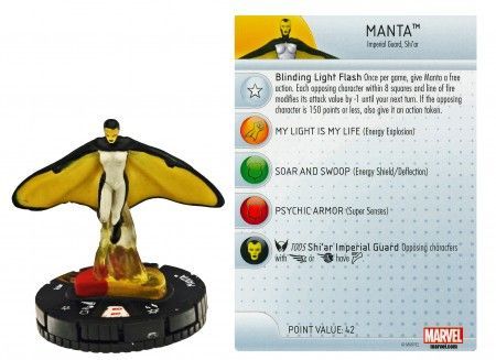 Manta #075 Wolverine and the X-Men Marvel Heroclix – Troll and Toad