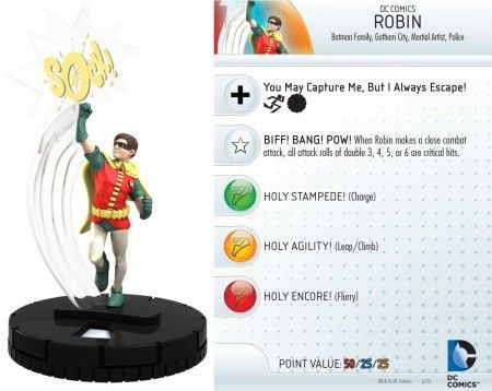 Robin #003 Batman Classic TV Series DC Heroclix – Troll and Toad