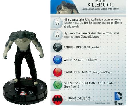 Killer Croc #019 Batman: Arkham Origins DC Heroclix – Troll and Toad
