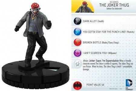 The Joker Thug #006 Batman: Arkham Origins DC Heroclix – Troll and Toad