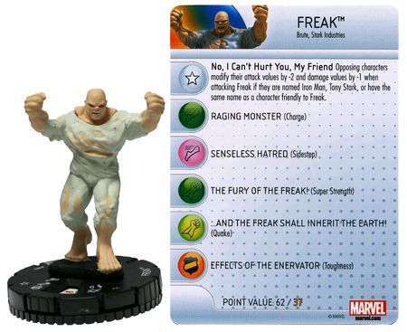 Freak #003 Invincible Iron Man Booster Set Marvel Heroclix – Troll and Toad