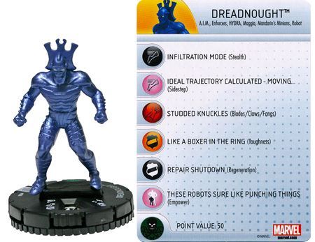 Dreadnought #006 Invincible Iron Man Booster Set Marvel Heroclix ...