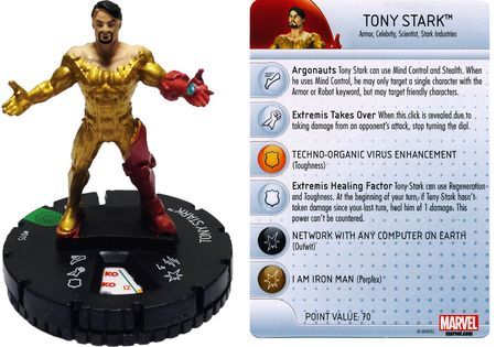 Tony Stark #015 Invincible Iron Man Booster Set Marvel Heroclix – Troll ...