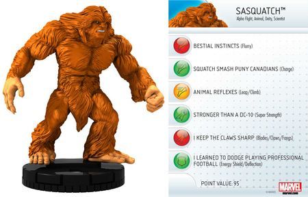 Sasquatch #019a Invincible Iron Man Booster Set Marvel Heroclix – Troll ...