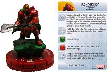 Iron Viking (1000 AD) #052 Chase Invincible Iron Man Booster Set Marve ...