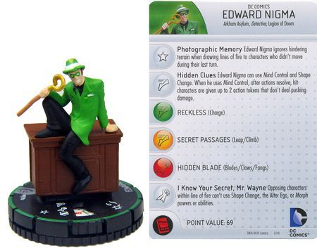 Edward Nigma #037b Superman: Legion of Super Heroes DC HeroClix – Troll ...