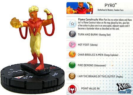 Pyro #006 X-Men Days of Future Past Gravity Feed Marvel Heroclix ...