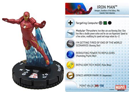 Iron Man #055 Guardians of the Galaxy Booster Set Marvel Heroclix ...