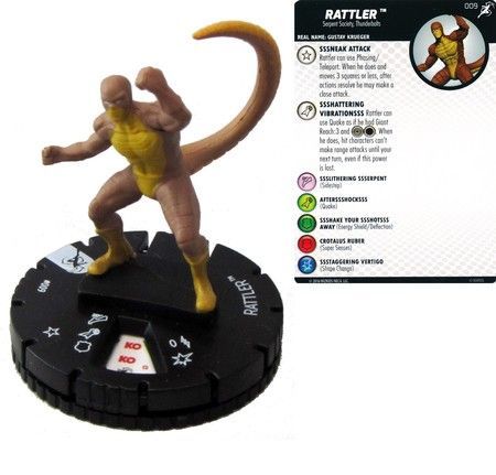 Rattler #009 Superior Foes of Spider-Man Marvel Heroclix – Troll and Toad