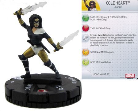Coldheart #034 Civil War Storyline Marvel Heroclix – Troll and Toad