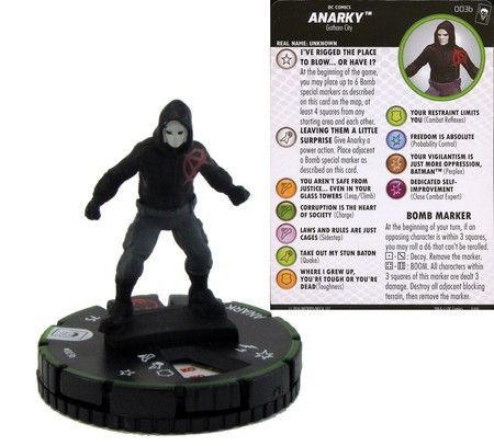 Anarky #003b The Joker's Wild! DC Heroclix – Troll and Toad