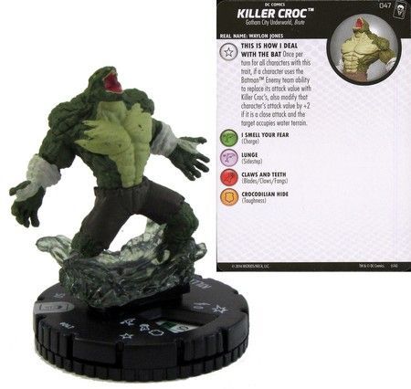 Killer Croc #047 The Joker's Wild! DC Heroclix – Troll and Toad