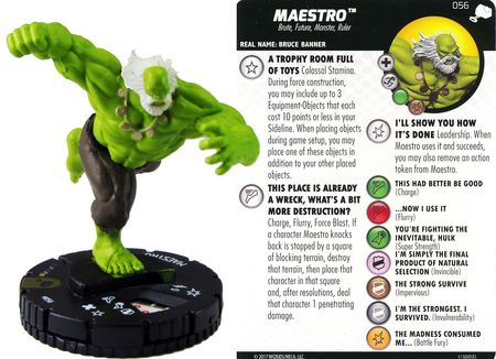 Maestro #056 The Mighty Thor Marvel Heroclix – Troll and Toad