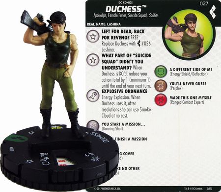 Duchess #027 Harley Quinn and the Gotham Girls DC Heroclix – Troll and Toad