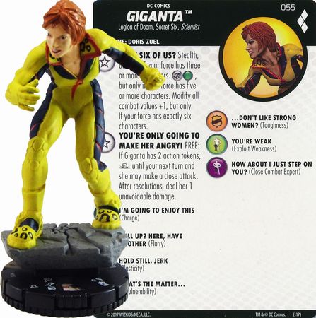 Giganta #055 Harley Quinn and the Gotham Girls DC Heroclix – Troll and Toad