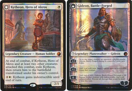 Kytheon, Hero of Akros | Gideon, Battle-Forged - Foil – Troll and Toad