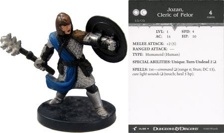 Jozan, Cleric of Pelor #14 Harbinger D&D Miniatures – Troll and Toad