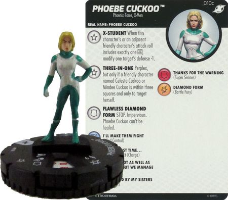Phoebe Cuckoo #010c X-men Xavier's School Marvel Heroclix – Troll and Toad