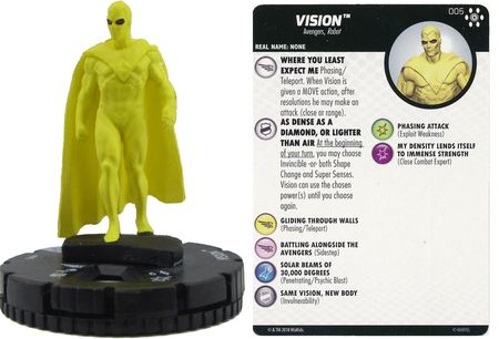 Vision #005 Avengers Infinity Marvel Heroclix – Troll and Toad