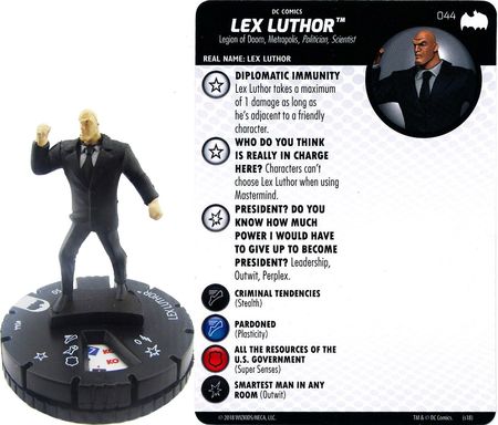 Lex Luthor #044 Batman The Animated Series DC Heroclix – Troll and Toad