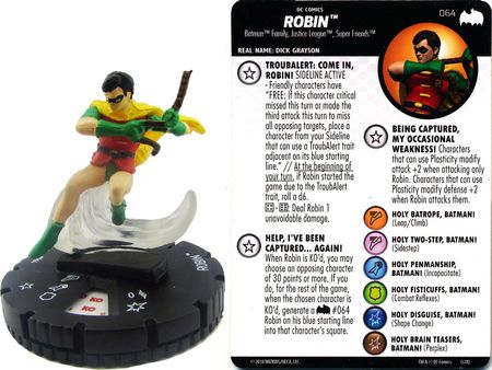 Robin #064 Chase Rare Batman The Animated Series DC Heroclix – Troll ...