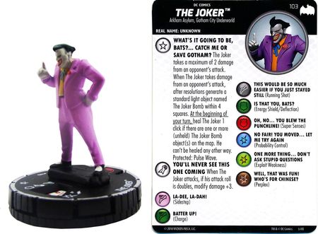 The Joker #103 Batman The Animated Series Starter Set DC Heroclix ...