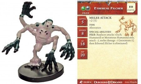 Ethereal Filcher #23 Aberrations D&D Miniatures – Troll and Toad