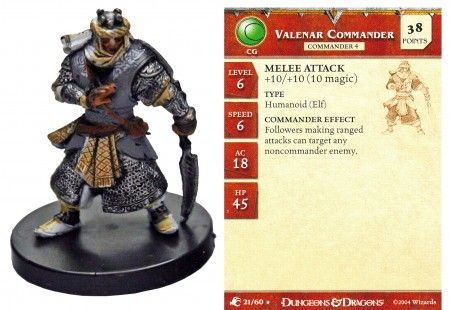 Valenar Commander #21 Aberrations D&D Miniatures – Troll and Toad