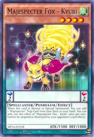 Majespecter Fox - Kyubi (MP16-EN128) - 2016 Mega-Tins Mega Pack Common ...