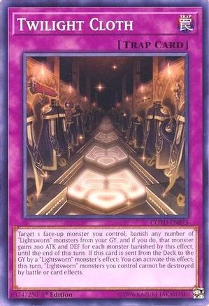 Twilight Cloth (COTD-EN073) - Code of the Duelist Common / Short Print ...