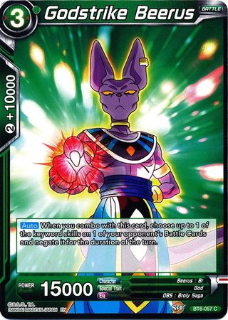 Godstrike Beerus - BT6-057 - Common – Troll and Toad