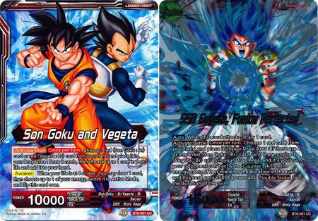 Son Goku and Vegeta | SSB Gogeta, Fusion Perfected - BT6-001 - Foil Un ...