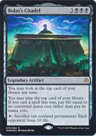 Bolas's Citadel 079/264 - WAR Pre-Release Foil Promo – Troll and Toad