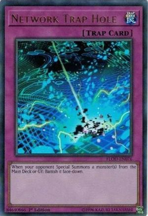 Network Trap Hole (FLOD-EN076) - Flames of Destruction Ultra Rare Unli ...