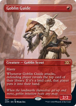 Goblin Guide 347 - Alternate Art Borderless – Troll and Toad