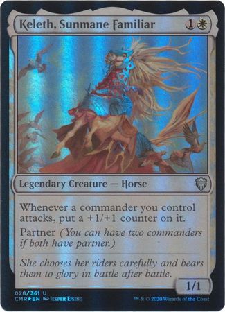 Keleth, Sunmane Familiar 028/361 - Foil – Troll and Toad