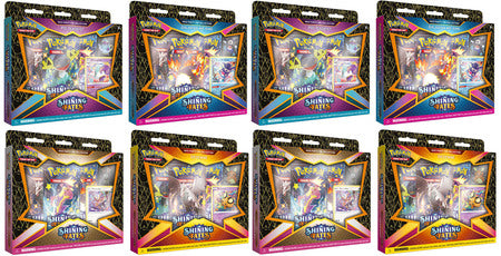 Shining Fates Mad Party Pin Collection Display of 8 (Pokemon) – Troll ...