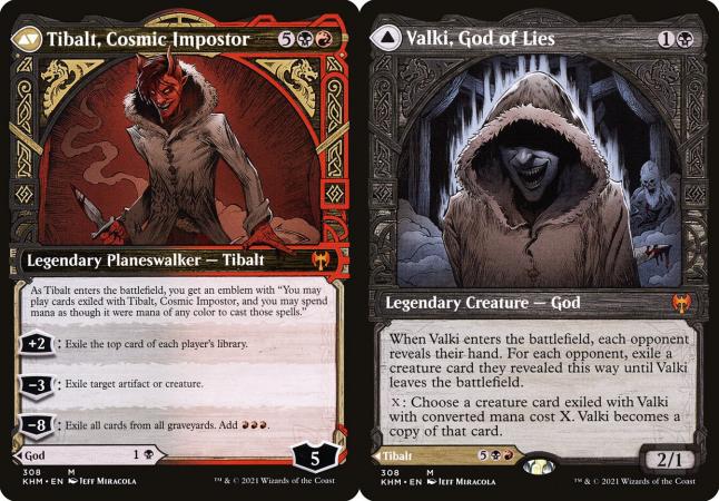 Valki, God of Lies | Tibalt, Cosmic Imposter 308 - Showcase Foil ...