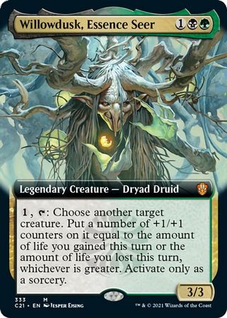 Willowdusk, Essence Seer 333 - Extended Art – Troll and Toad