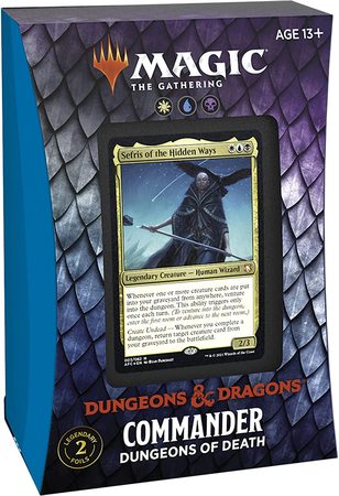 Adventures in the Forgotten Realms Dungeons of Death Commander Deck (M ...
