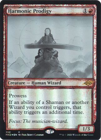 Harmonic Prodigy 352 - Showcase / Sketch Foil – Troll and Toad