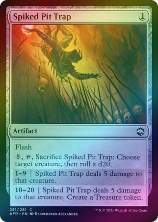 Spiked Pit Trap 251/281 - Foil – Troll and Toad
