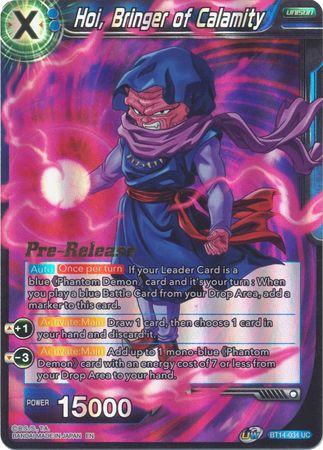 Hoi, Bringer of Calamity - BT14-034 - Pre-Release Promo – Troll and Toad