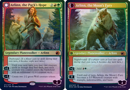 Arlinn, the Pack's Hope | Arlinn, the Moon's Fury 211/277 - Foil ...