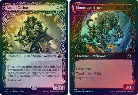 Brutal Cathar | Moonrage Brute 286 - Showcase Equinox - Foil – Troll ...
