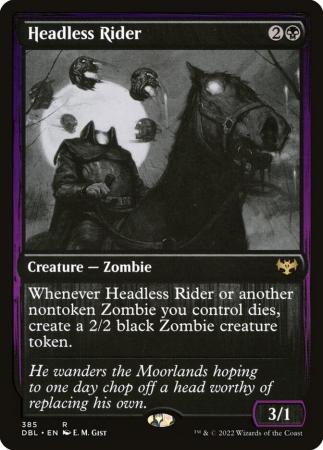 Headless Rider 385 - Silver Screen Foil – Troll and Toad