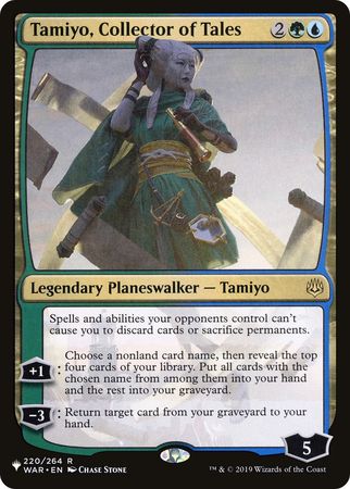 Tamiyo, Collector of Tales - The List – Troll and Toad